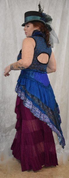 Tail Vest Brocade Overbust | 100% Brand New High Quality