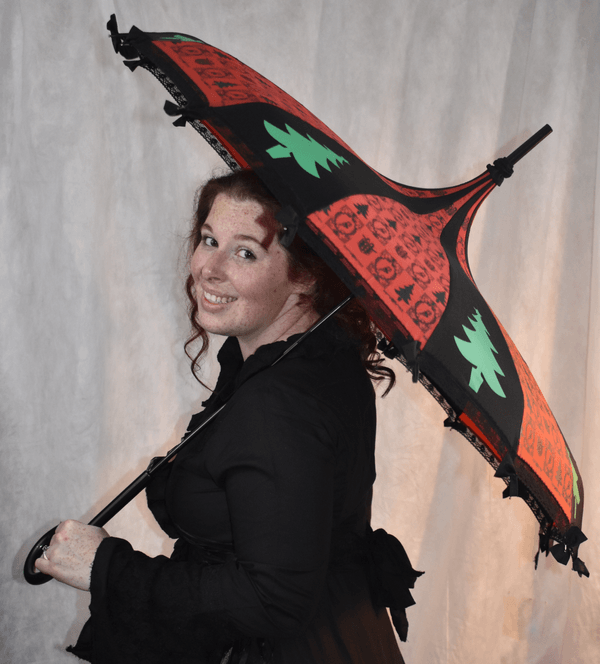 Christmas Parasol Umbrella | 100% Brand New High Quality