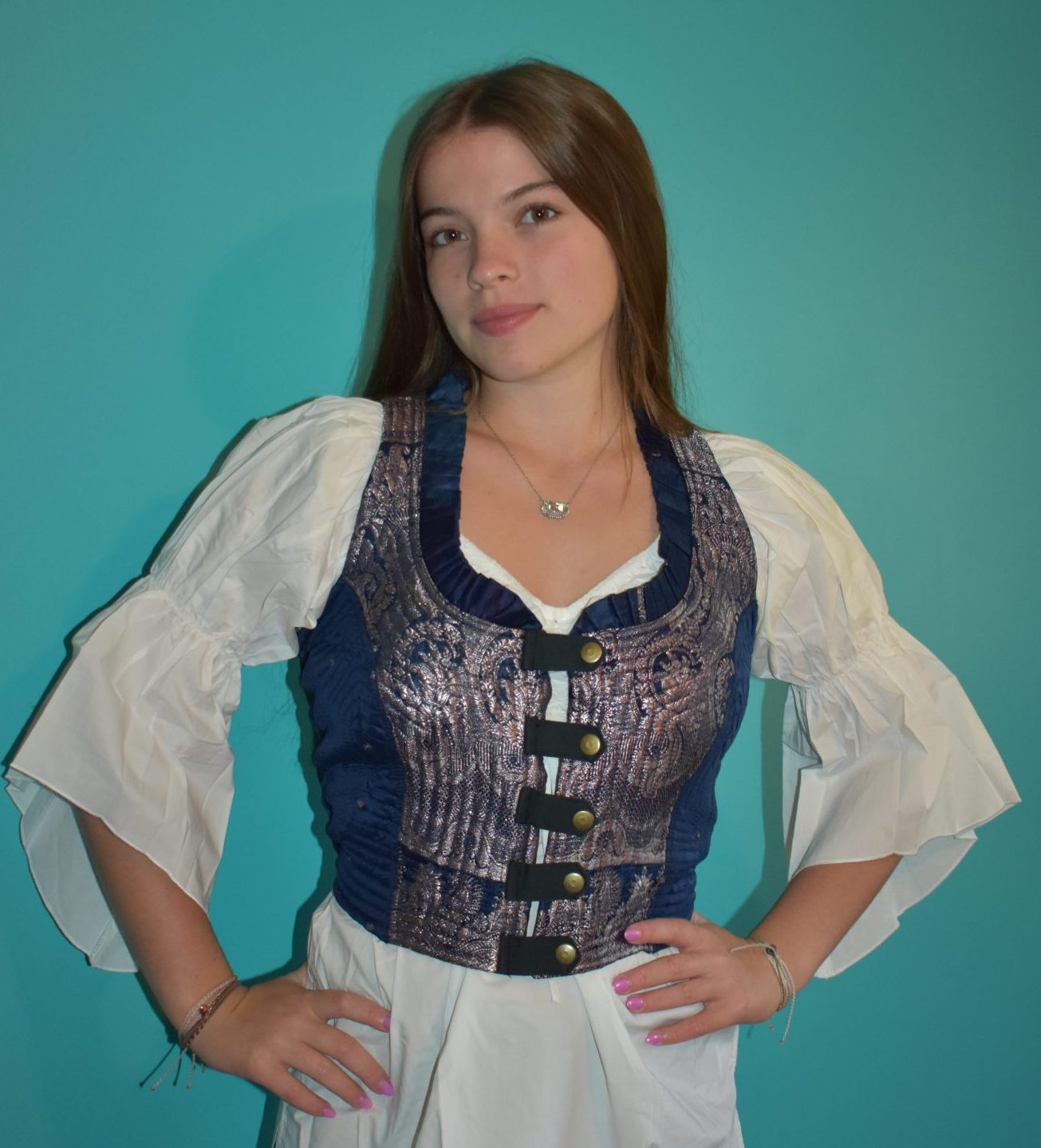 Silk Sari Bodice with Snaps and Side Lacing | 100% Brand New High Quality